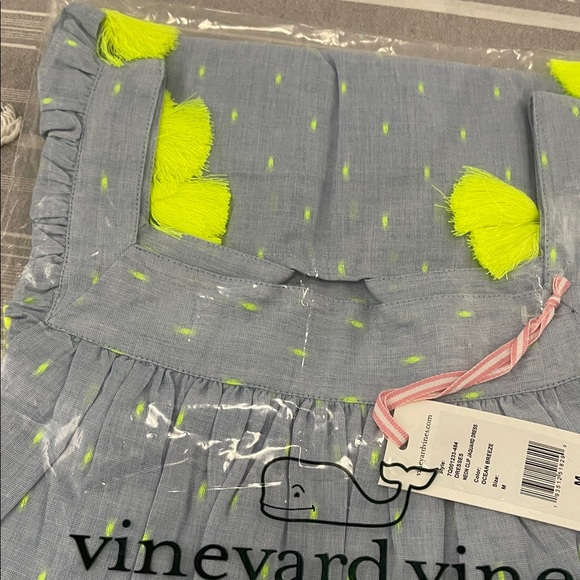 Vineyard Vines | Dresses | Vineyard Vines Light Gray Dress With Neon ...
